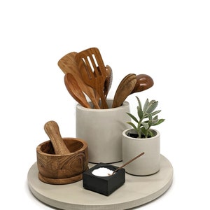 15 Large Concrete Lazy Susan Turntable - Etsy