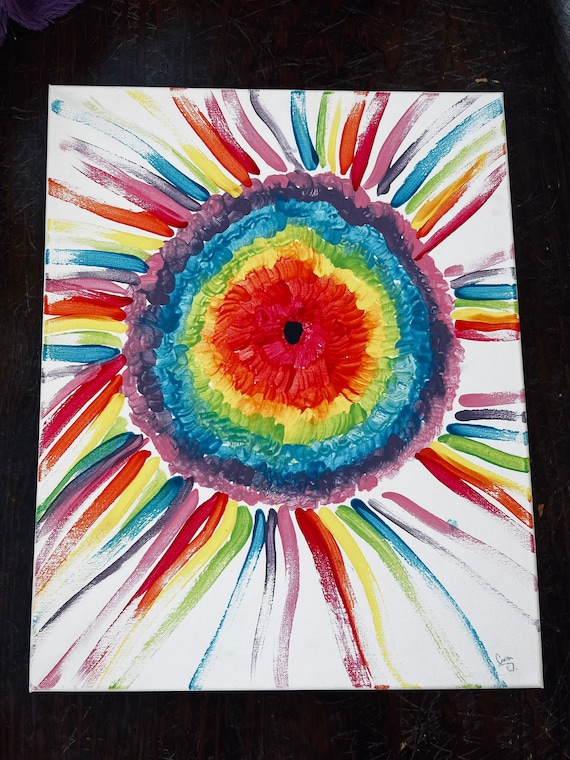 Rainbow Spin Wheel | Etsy