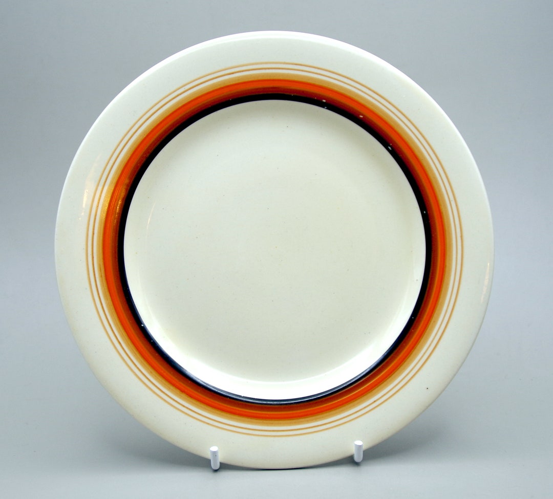 CLARICE CLIFF banded Art Deco Bizarre Plate - Etsy