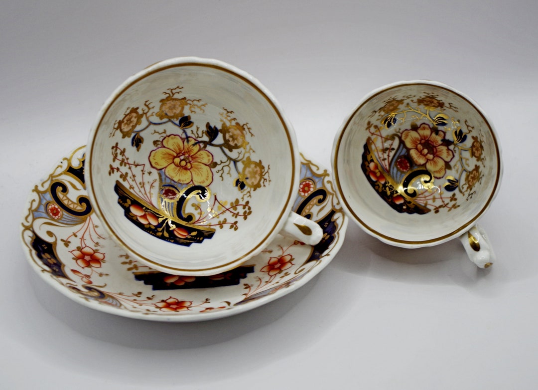 H & R DANIEL Staffordshire Porcelain Pattern 3005 1st Gadrooned Shape ...