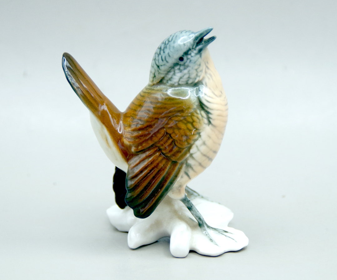 KARL ENS VOLKSTEDT wren Bird Figurine Great Condition Fully Marked - Etsy