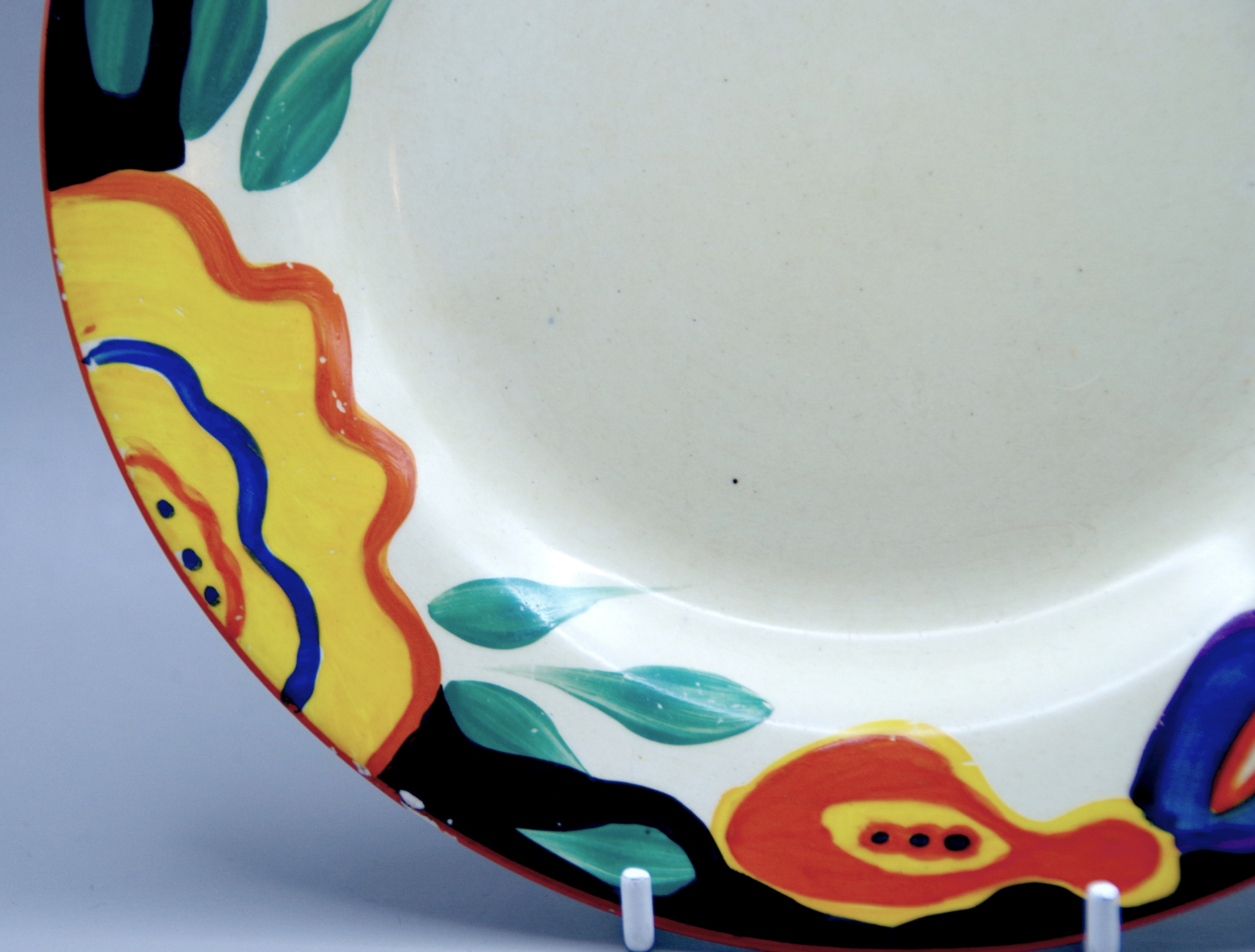 CLARICE CLIFF Bizarre Newport Pottery C1930 Garland Pattern Art Deco ...