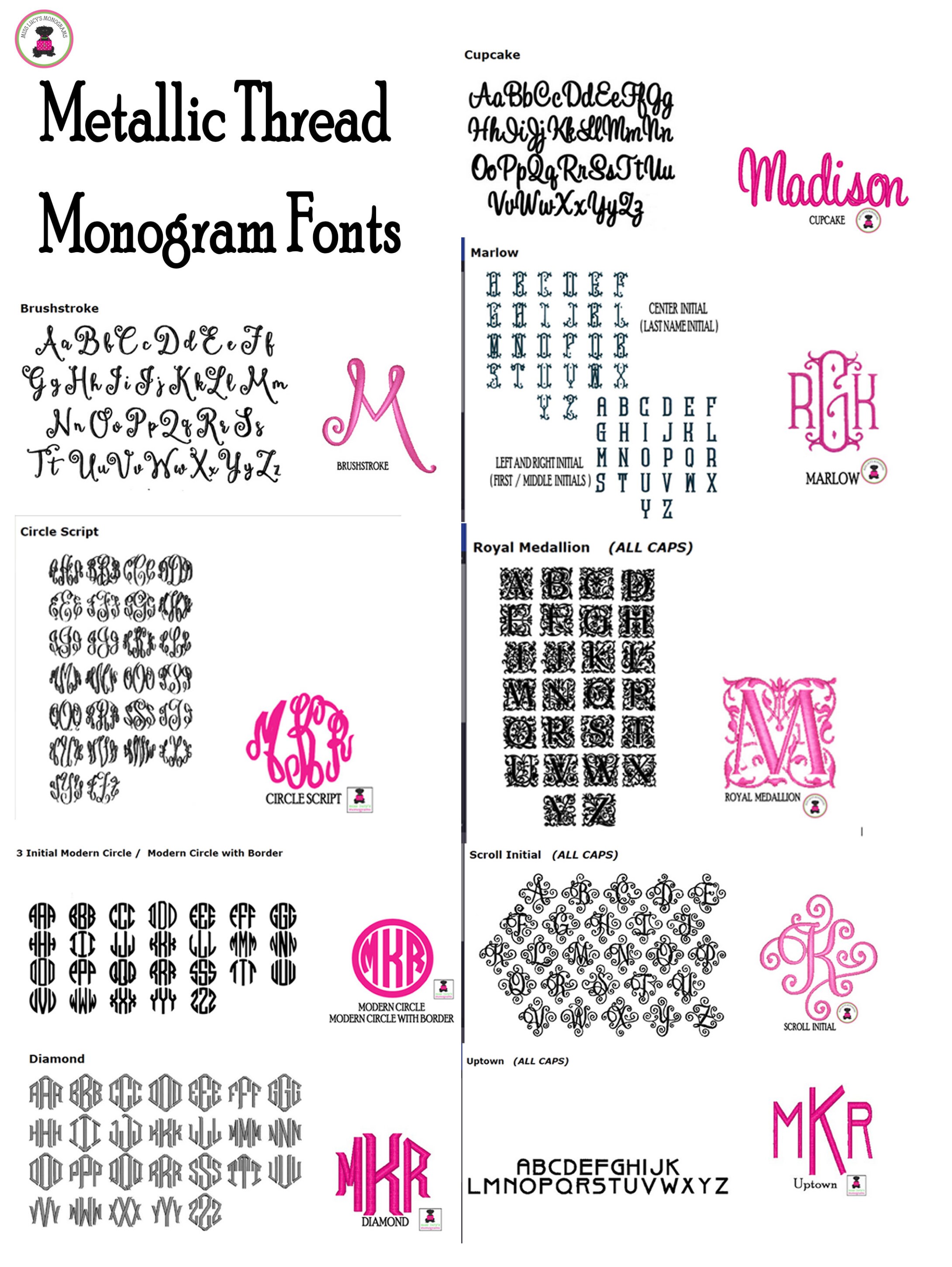 For Her METALLIC Thread Monogrammed Metallic Clutch/make up - Etsy