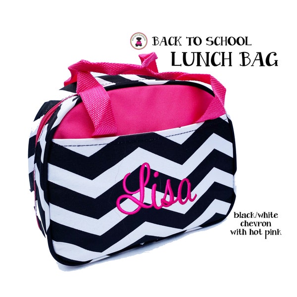 Chevron Lunch Bag - Etsy