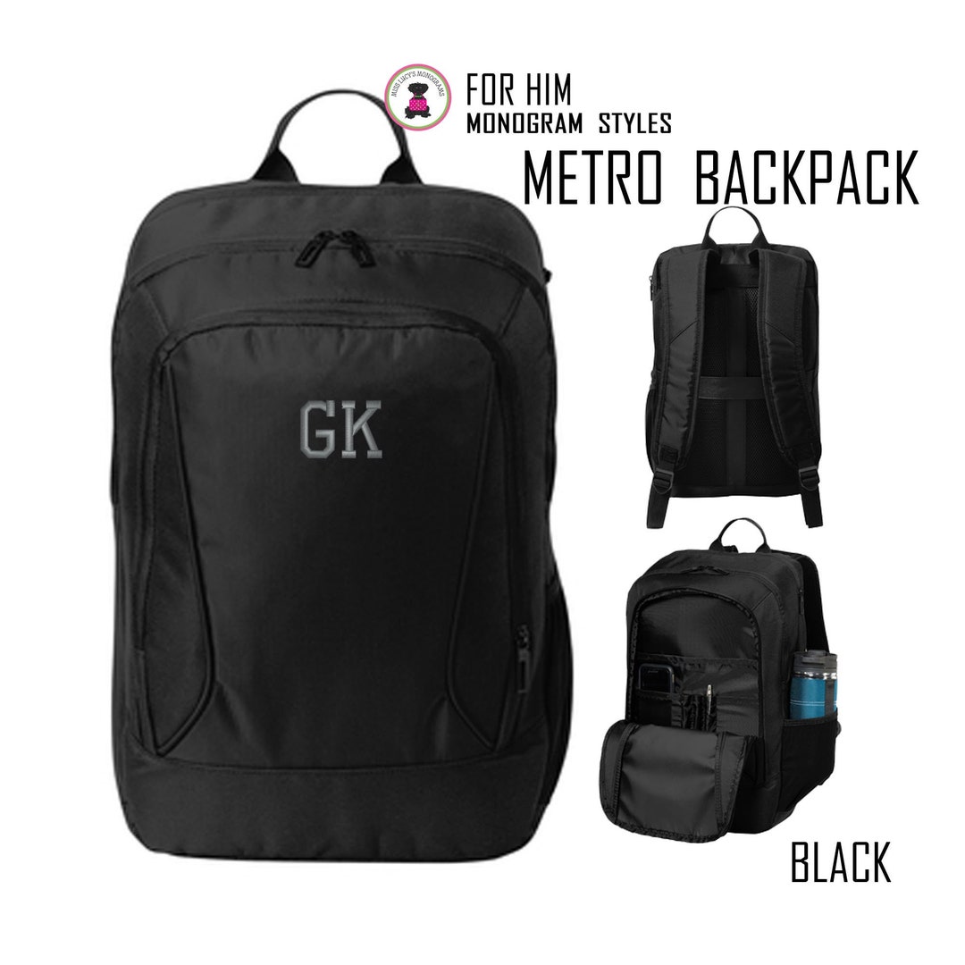Backpack-for HIM W Monogram-metro Laptop Backpack-black-free Ship-men's ...