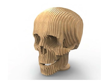 Skull 3d Puzzle - Etsy