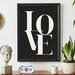 Love Poster, Love Wall Art, Love Print Printable Art Printable Download ...