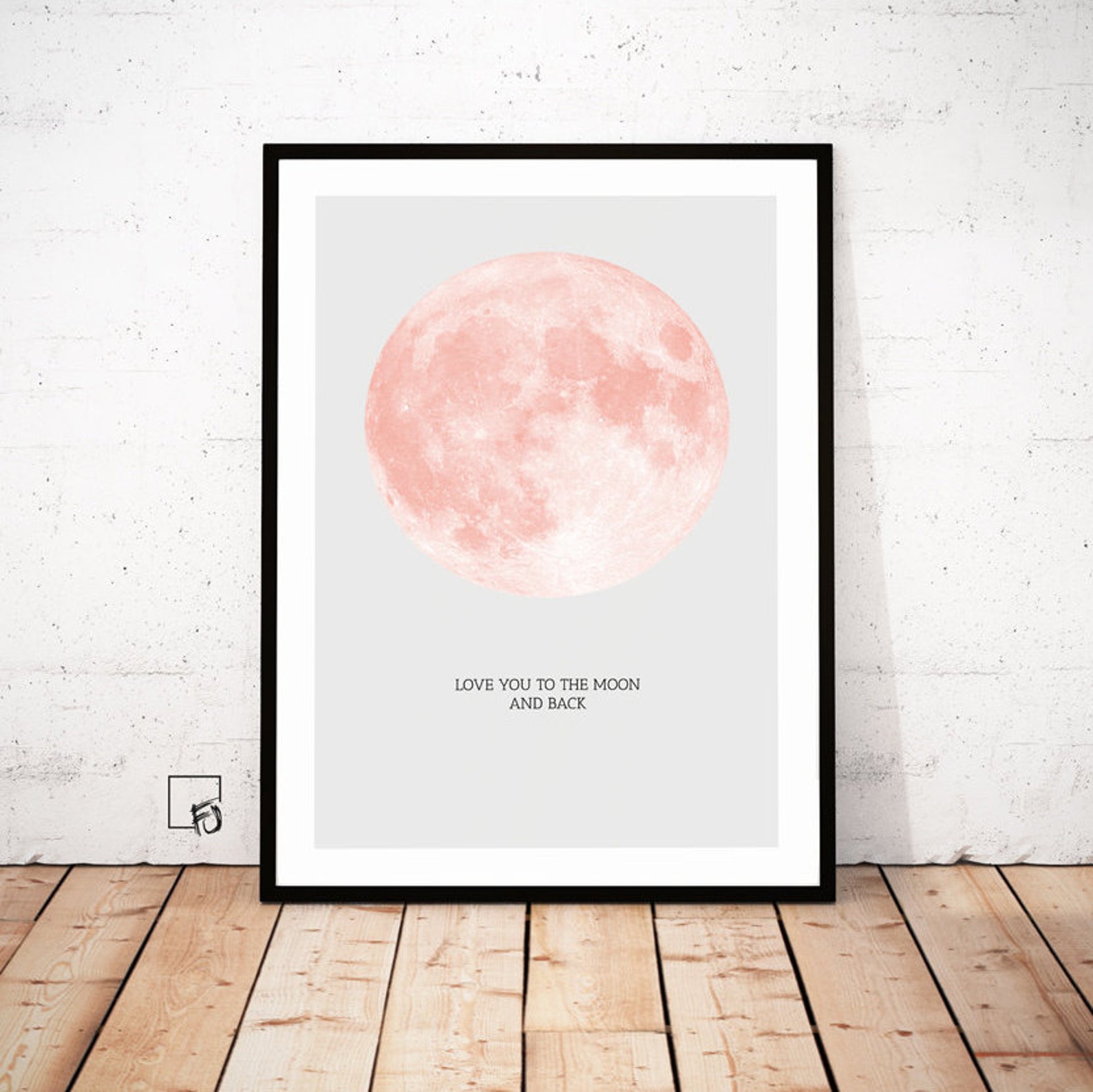 MOON PRINTABLE Moon Print Moon Wall Art Moon Wall Print Digital Moon ...