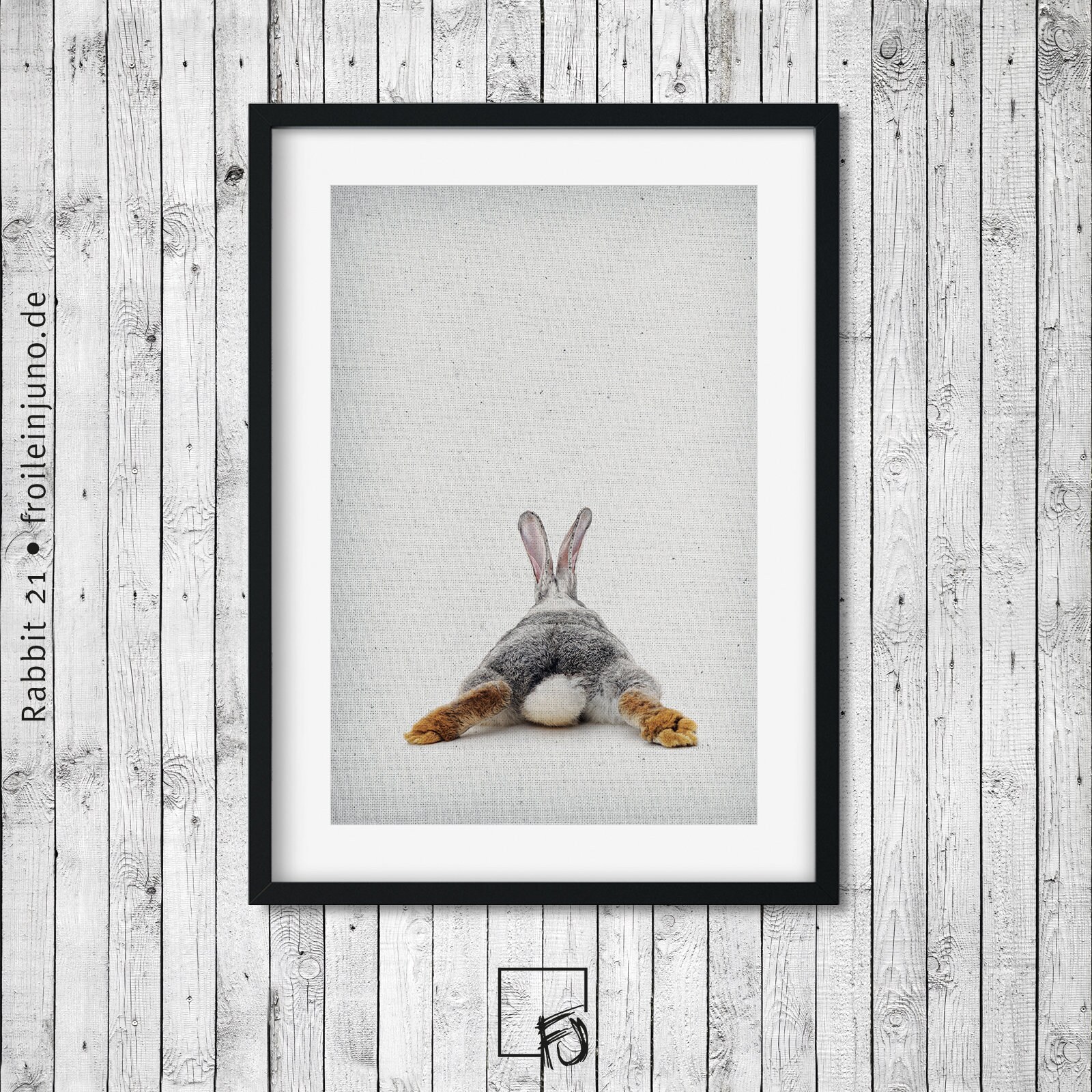 Hare Print, Rabbit Wall Art, Hare Painting, Rabbit Wall Hanging ...