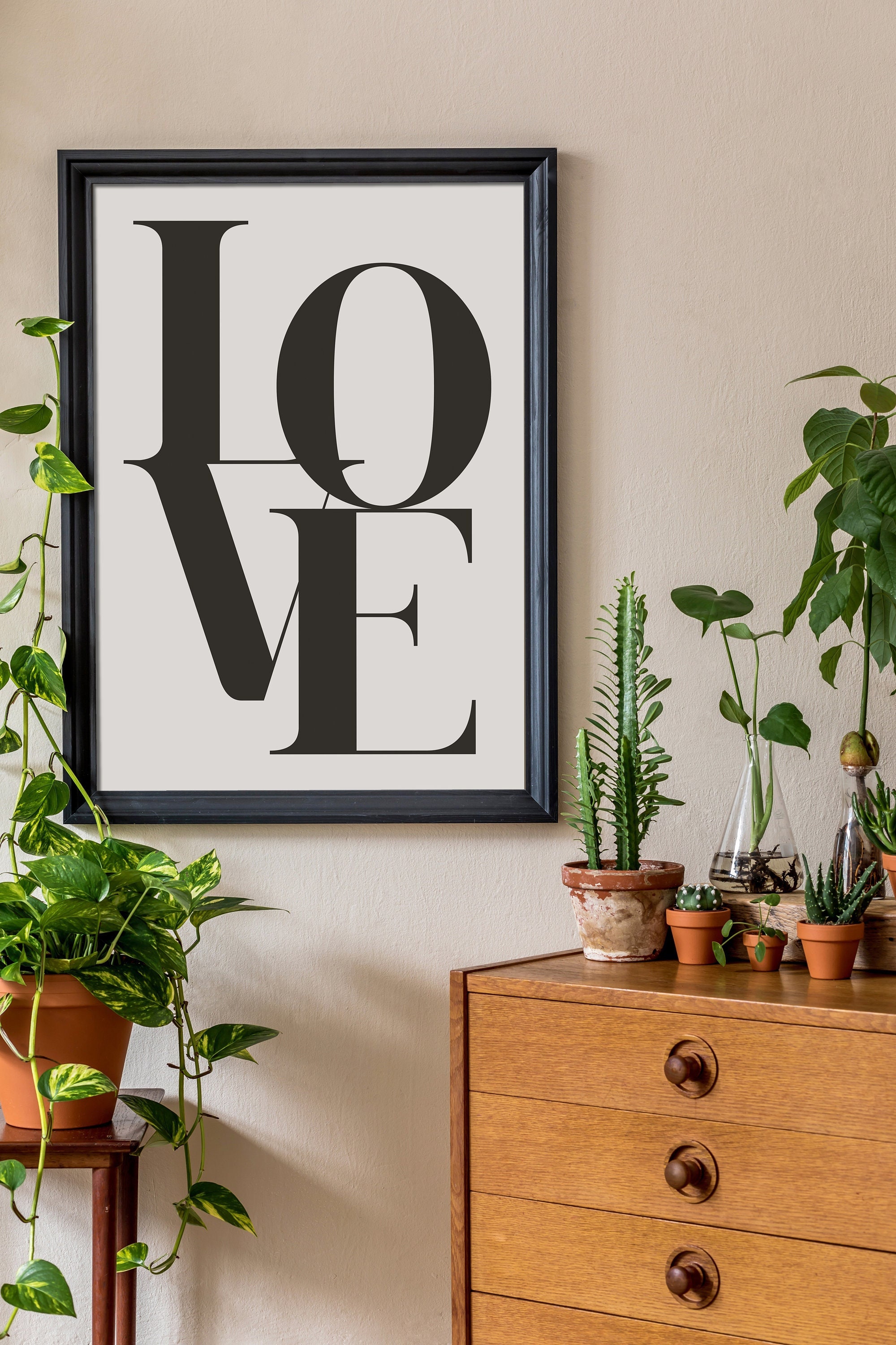 Love Poster, Love Wall Art, Love Print Printable Art Printable Download ...