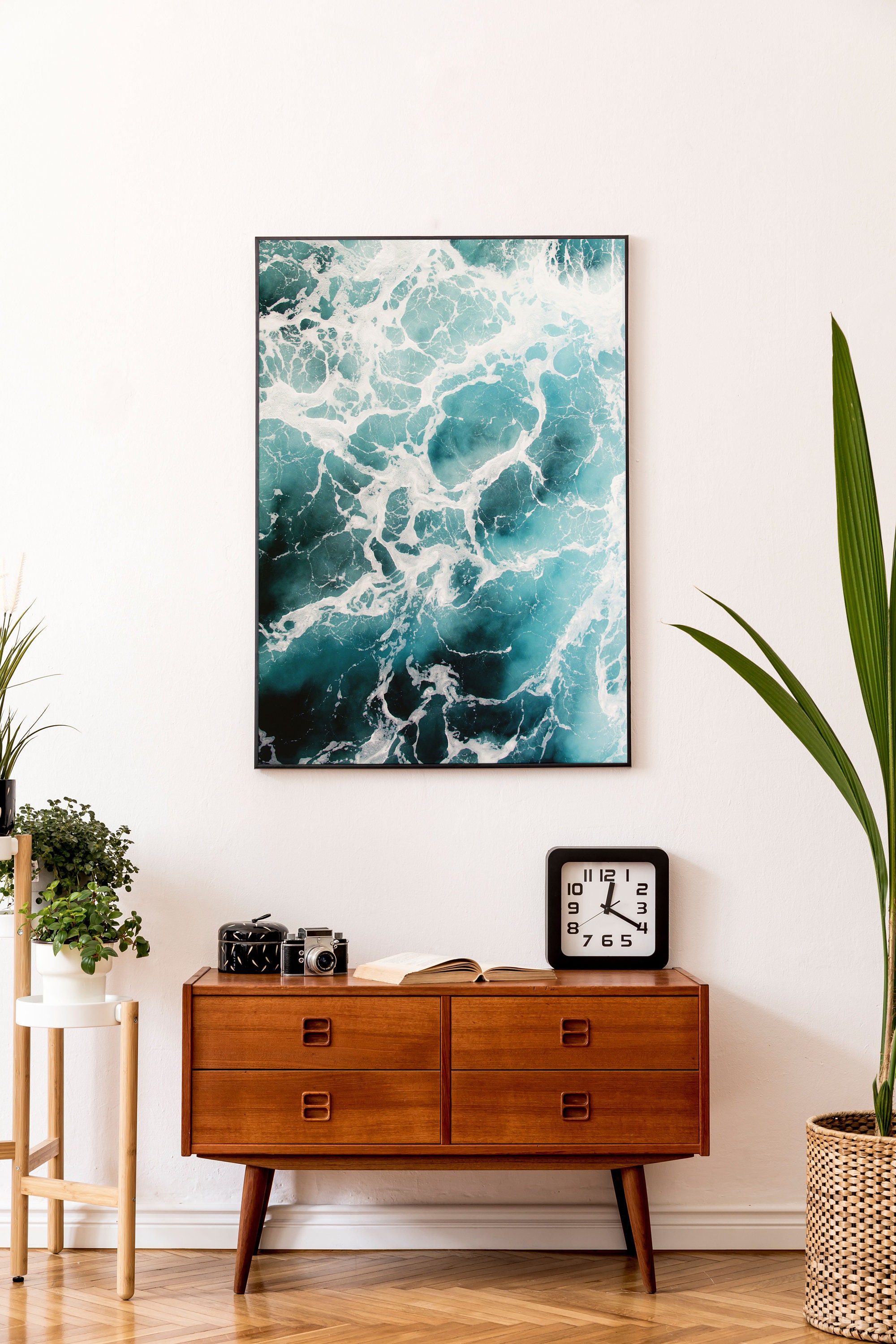 Ocean Water Print Ocean Print Ocean Wave Art Print Sea Foam - Etsy