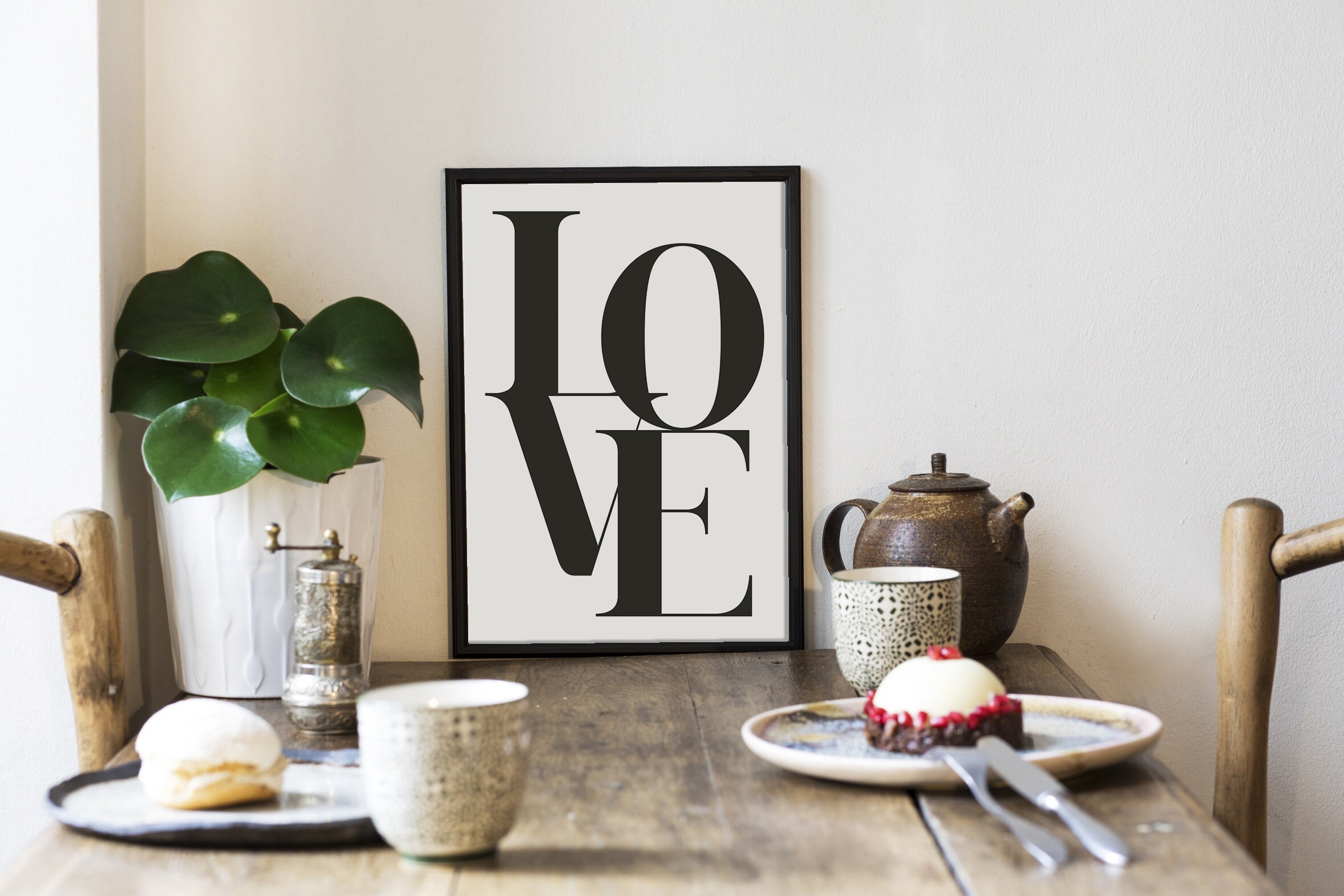 Love Poster, Love Wall Art, Love Print Printable Art Printable Download ...