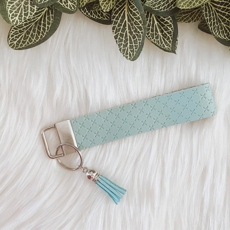Pastel Faux Leather Key Fobkey Fobs With - Etsy