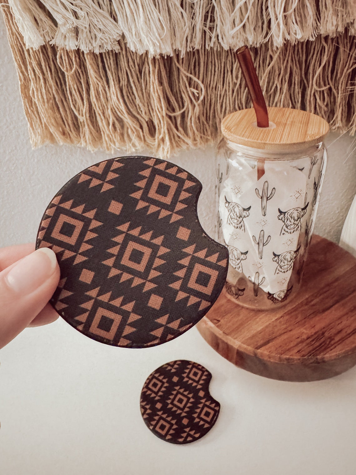 Wild West Car Coasters: Add a Dash of Western Charm to Your Ride! - Etsy