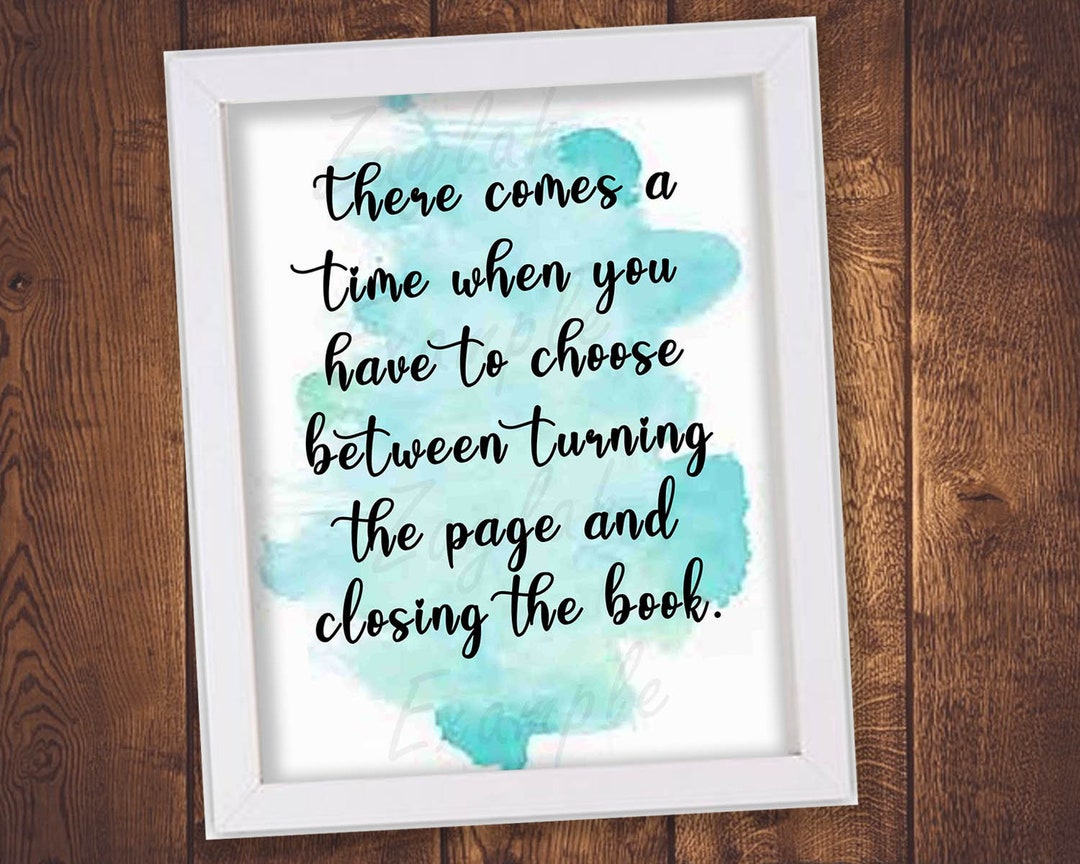 Printable Quotes Watercolour Wall Print Digital File Wall Art Unframed ...