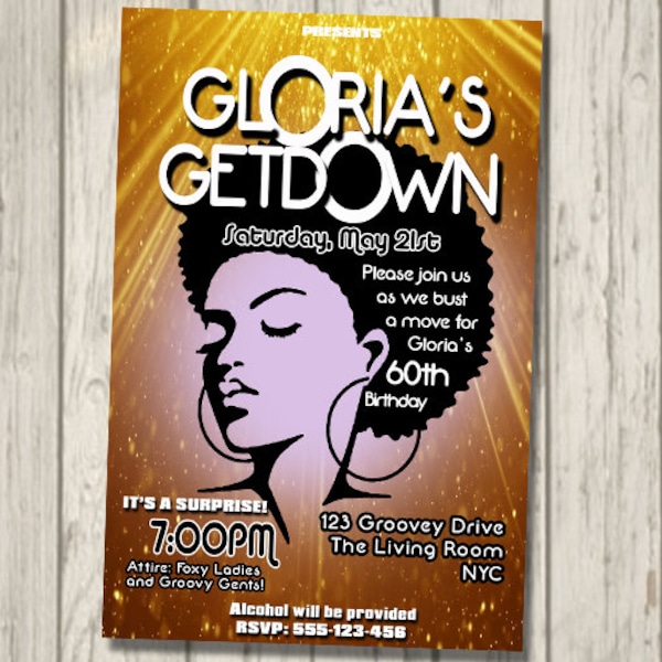 Soul Train Party Invitation - Etsy