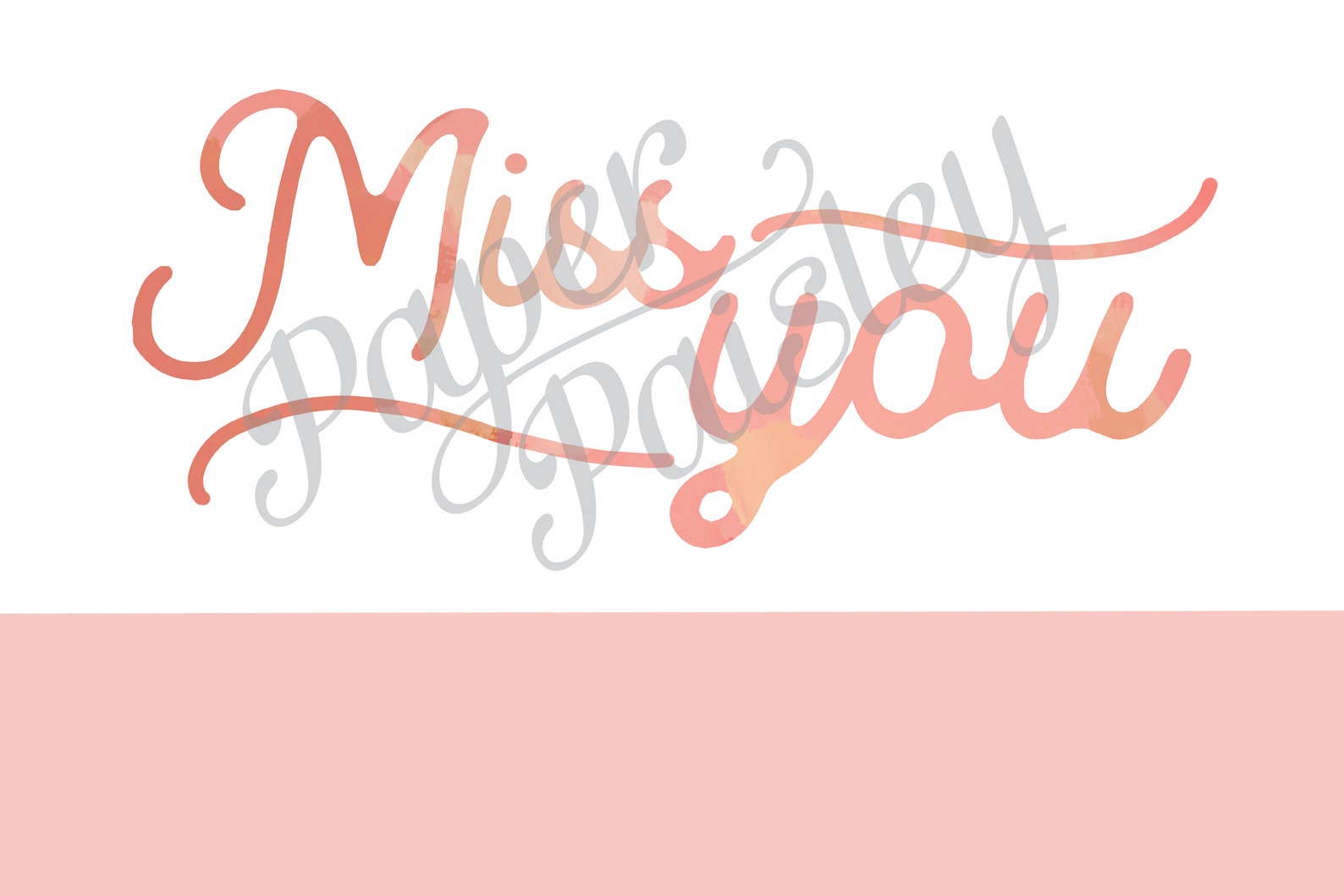 Care Package Sticker Kit - Miss You Kiss You/deployment/military/ldr ...