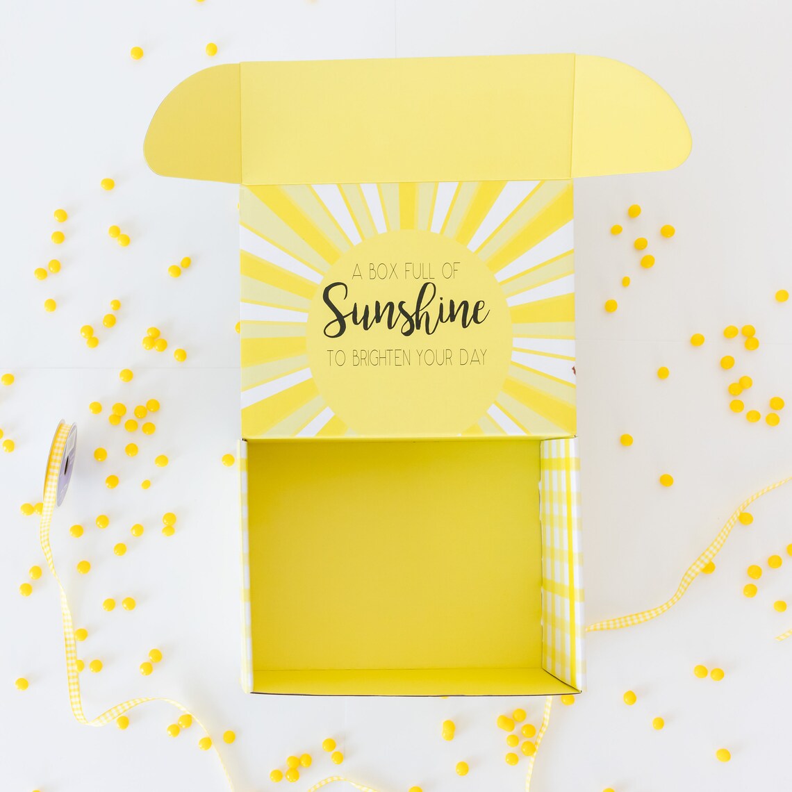 Shipping Box Box of Sunshine/gift Box/shipping Box/care - Etsy