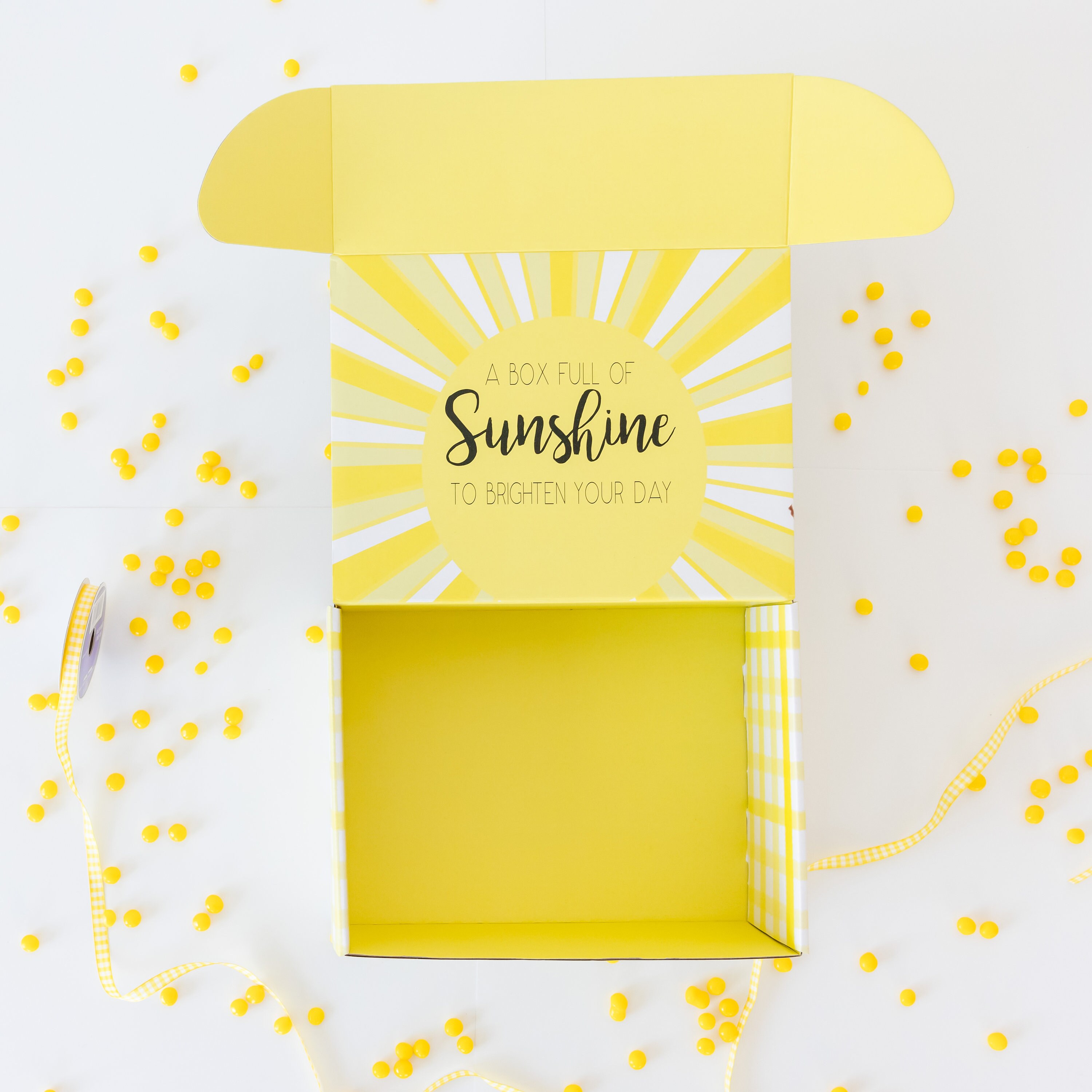 Shipping Box Box of Sunshine/gift Box/shipping Box/care - Etsy