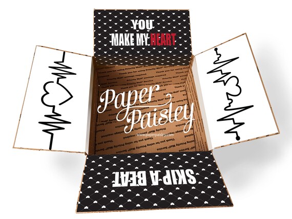 Care Package Sticker Kit You Make My Heart Skip a | Etsy