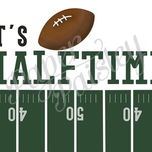 Football Halftime Care Package Sticker Kit: Decorated Box Flaps - Etsy