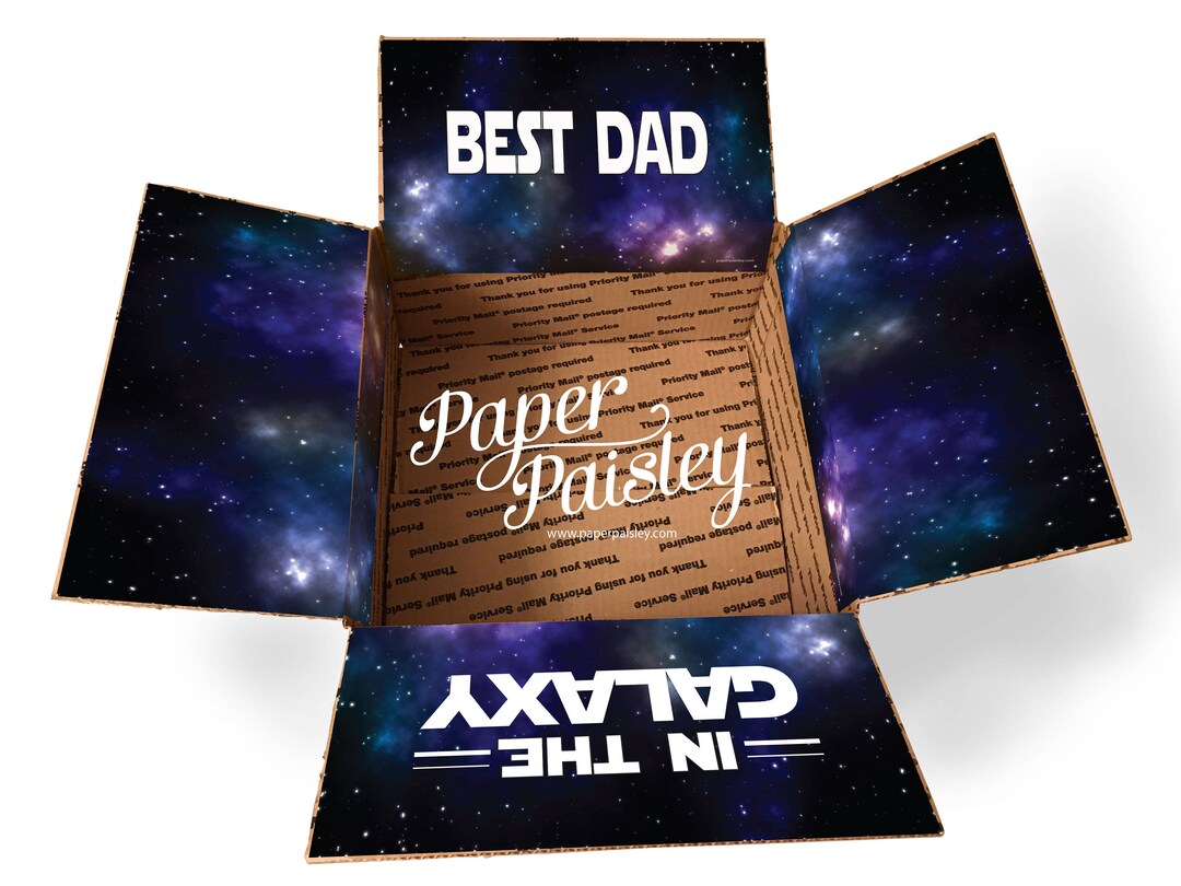 Care Package Sticker Kit - Best Dad in the Galaxy/father's Day Gift/box ...