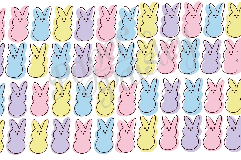 Easter Peeps Bunny Box Flaps – Care Package Decor (digital Download) - Etsy