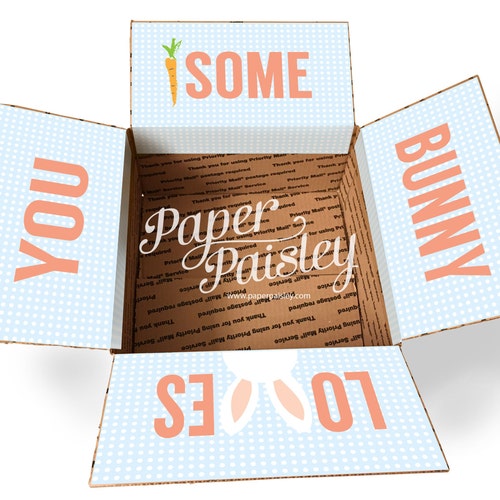 Care Package Sticker Kit Hoppy Easter/military Care - Etsy