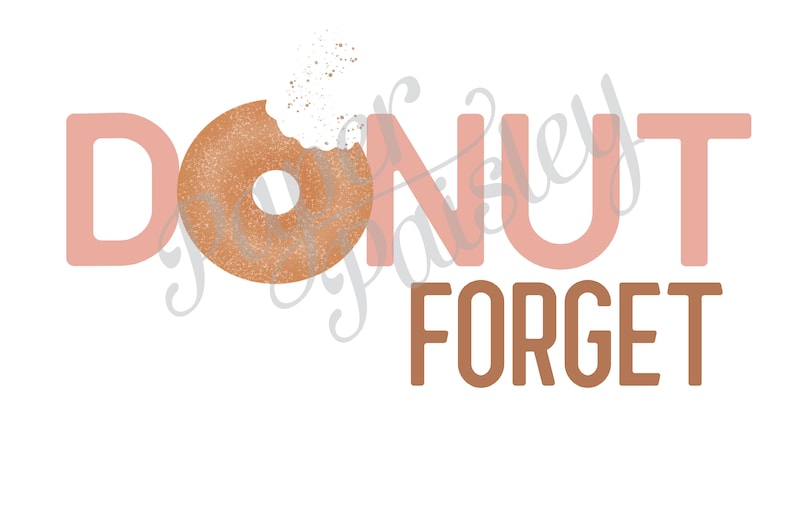 Care Package Sticker Kit Donut Forget You're - Etsy