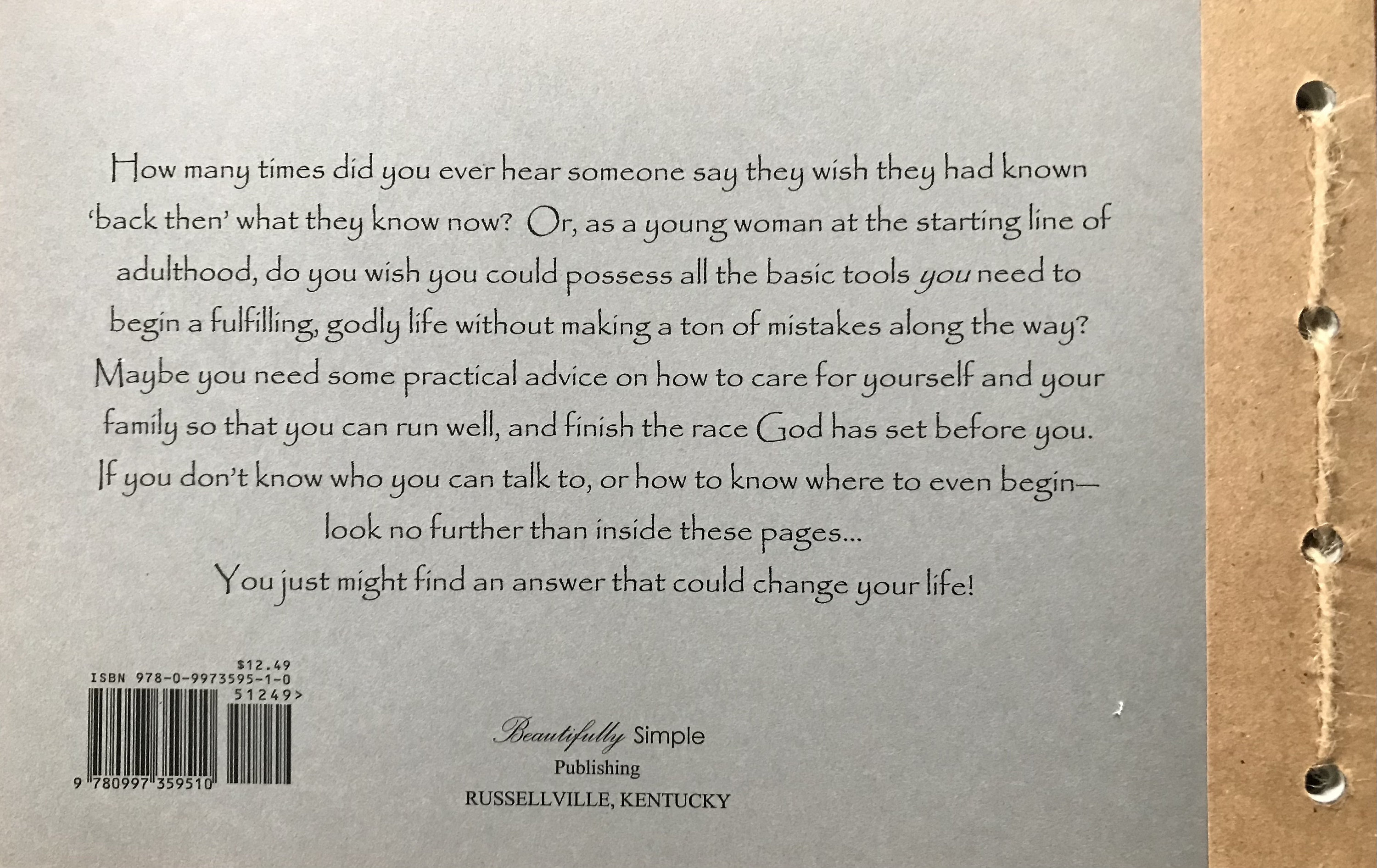 GROUNDED, 2nd Ed. Unique Concise Little Handbook, Women, Young Women ...