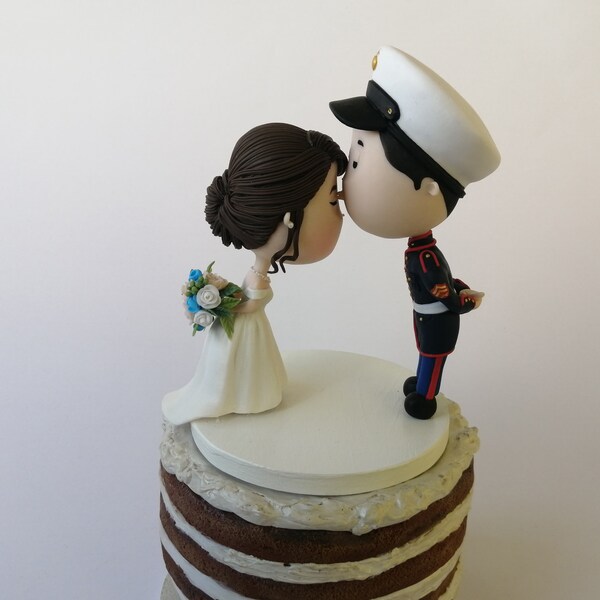 Marine Corps Wedding Cake Topper - Etsy