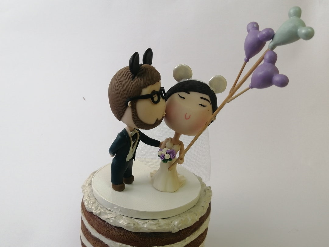 Mickey Groom and Minnie Mouse Bride Inspired Custom Couple Made ...