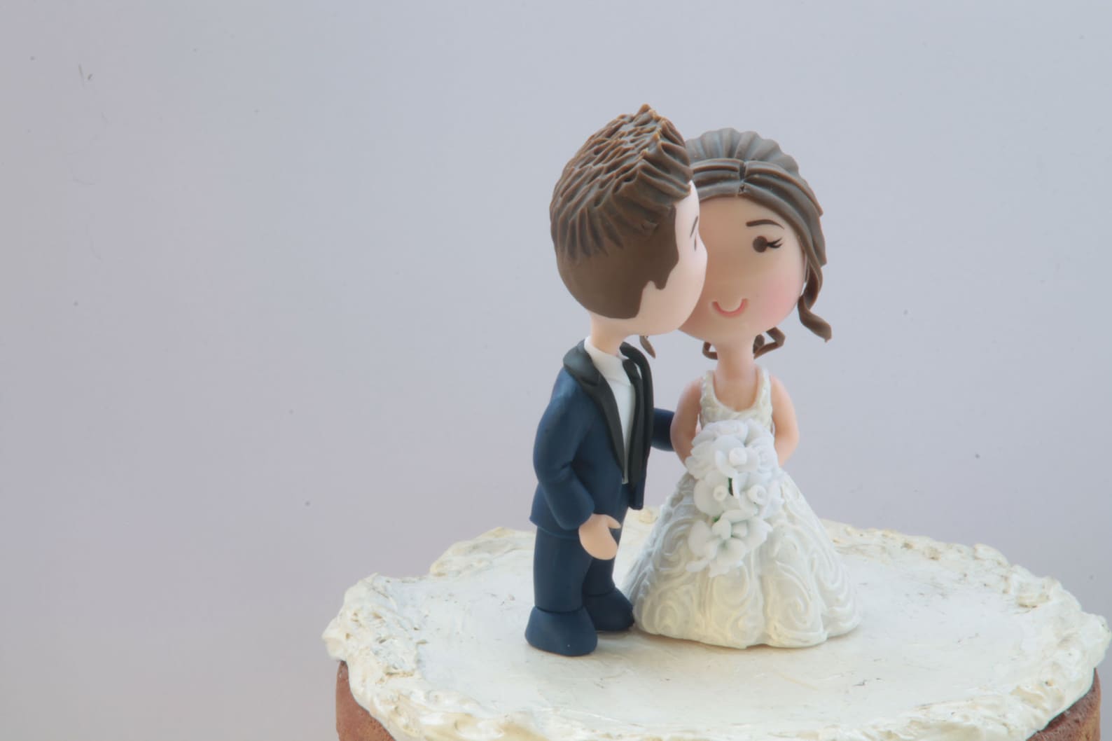 Chibi Wedding Cake Topper Anime Couple Bride and Groom Cake - Etsy