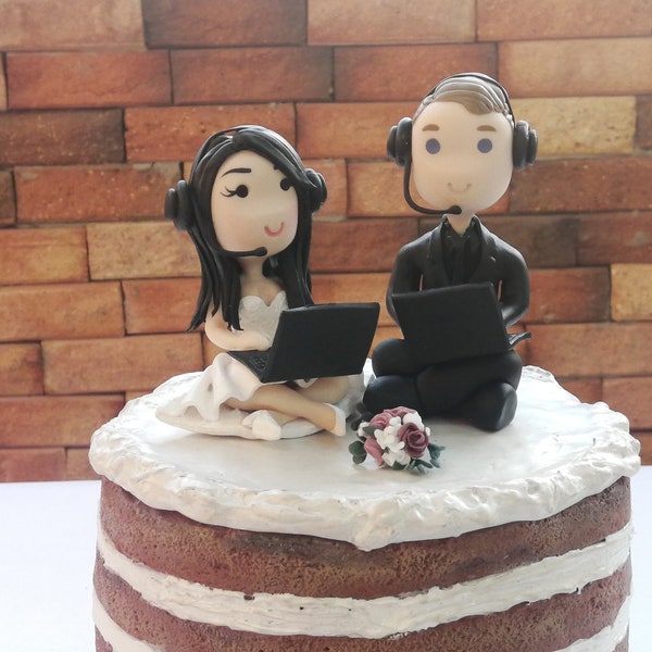 Video Game Wedding Cake Topper - Etsy