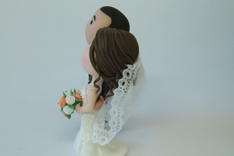 Chibi Wedding Cake Topper Anime Couple Bride and Groom Cake | Etsy