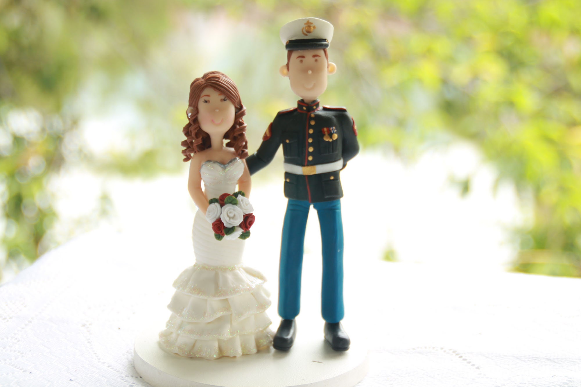 Wedding cake topper. US Navy Custom Theme Wedding Cake Topper | Etsy