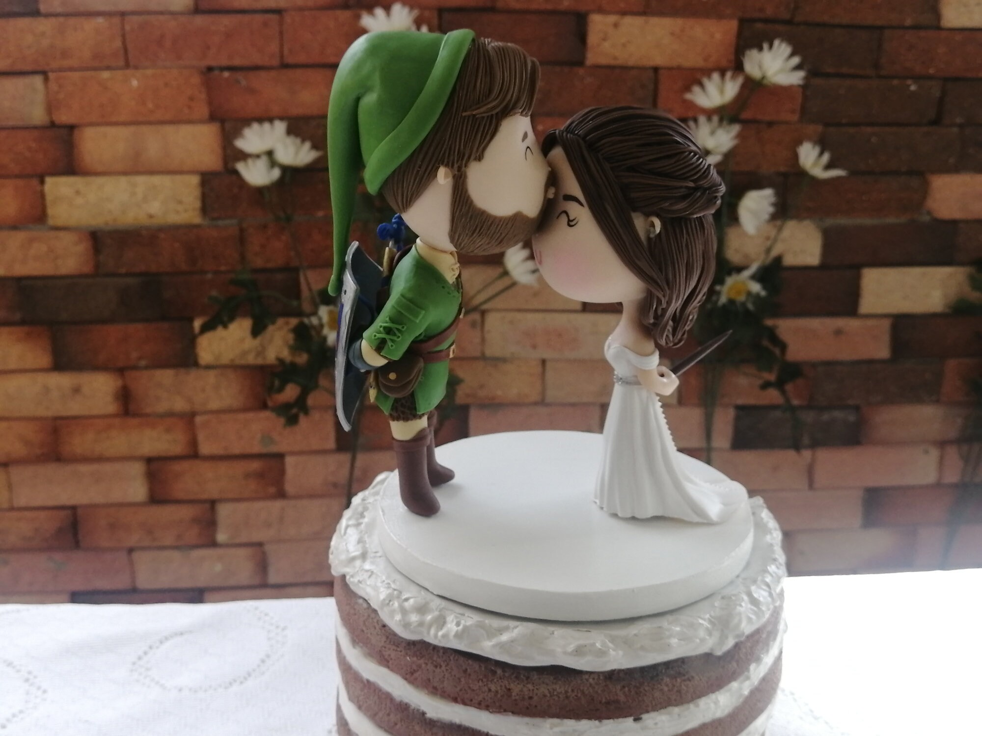 Zelda And Link Wedding Cake