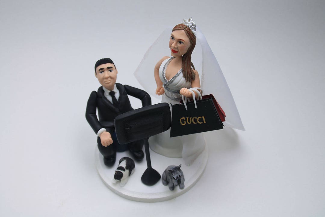 Custom Wedding Cake Topper Gamer Groom Video Game Groom - Etsy