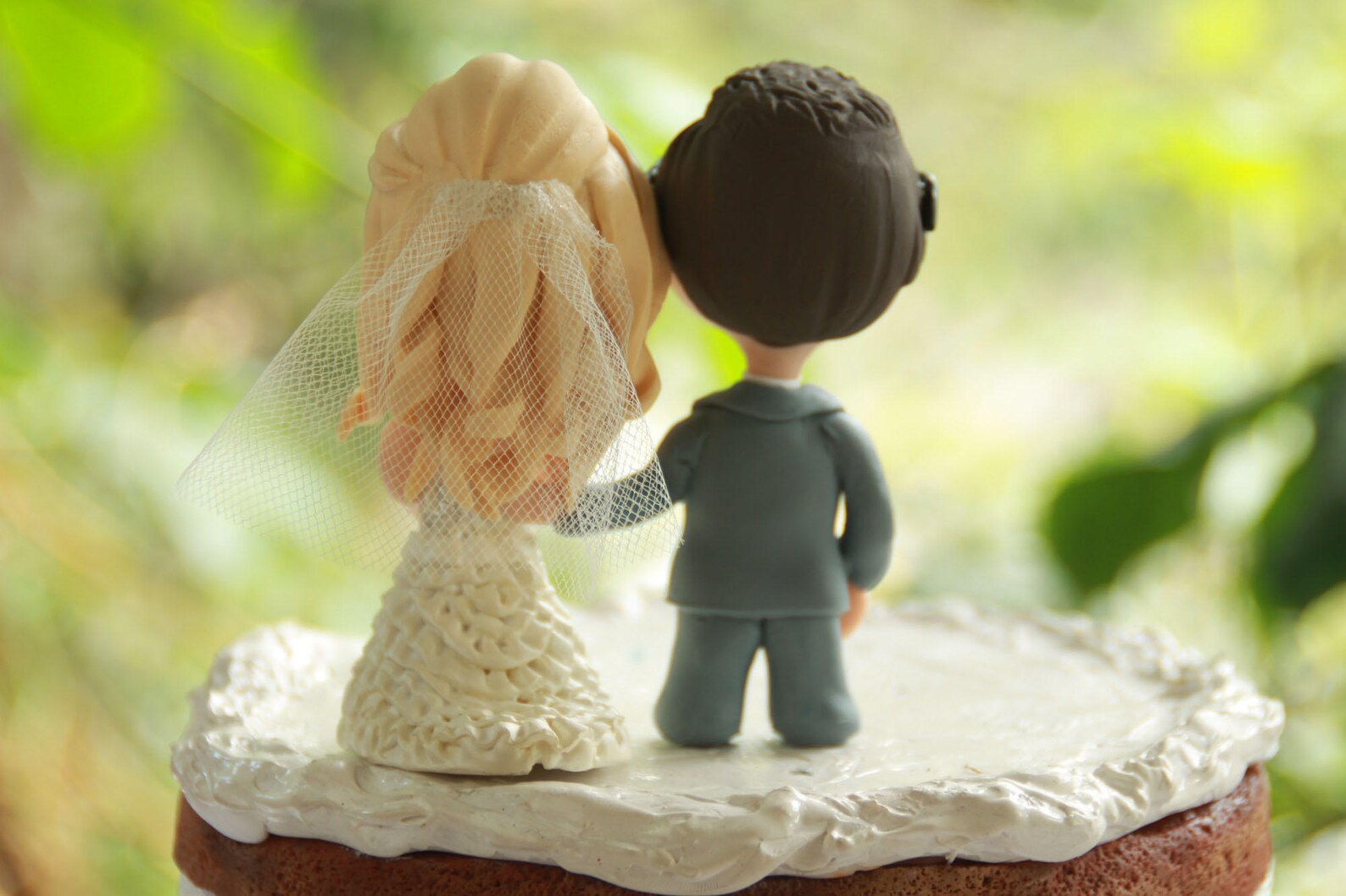 Chibi Wedding Cake Topper Anime Couple Bride and Groom - Etsy