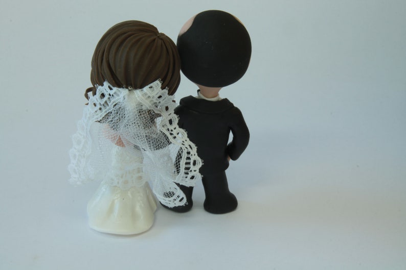Chibi Wedding Cake Topper Anime Couple Bride and Groom Cake - Etsy