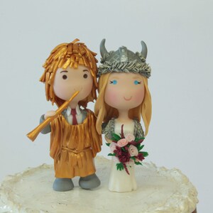 Chibi Wedding Cake Topper Theme Anime Hem Dressed as Ullr God | Etsy
