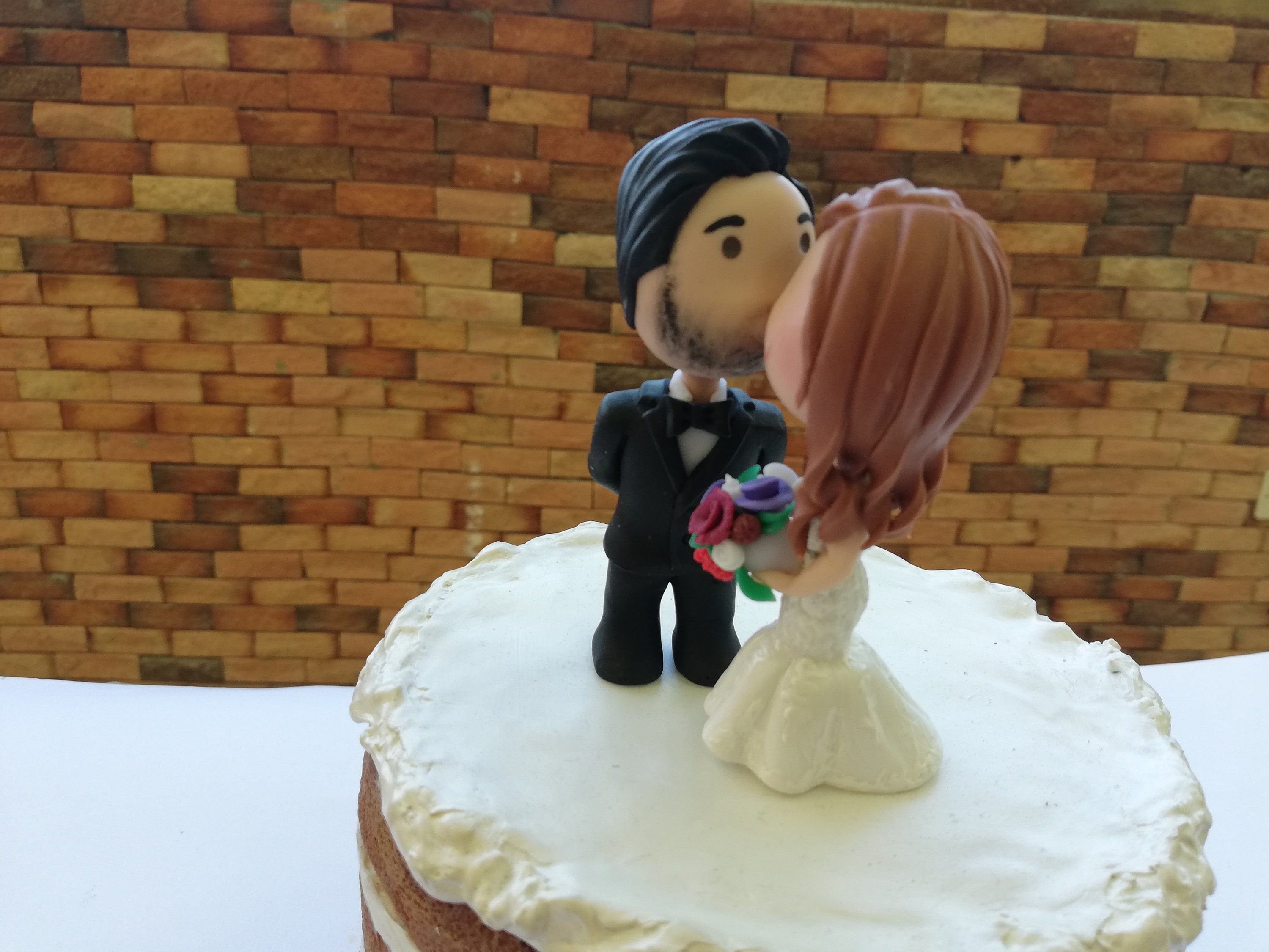Chibi Wedding Cake Topper Anime Pareja Novia y novio Cake - Etsy España