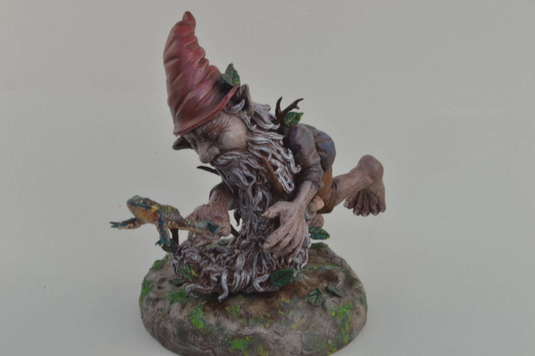 Custom Gnome Personalised, Gnome Statue - Gnome Figurine - Cute Ceramic ...