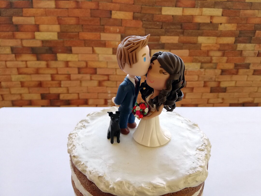 Chibi Wedding Cake Topper Anime Couple Bride and Groom - Etsy UK