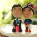 Hmong Chibi Wedding Cake Topper Anime Couple Bride and Groom | Etsy