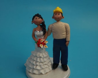 Engineer Wedding Cake Topper - Etsy
