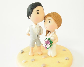 Chibi Wedding Cake Topper Anime Couple Bride and Groom Cake - Etsy
