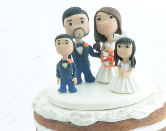 Chibi Wedding Cake Topper Anime Couple Bride and Groom Cake - Etsy