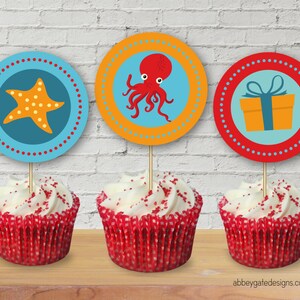 Octopus Birthday Kit, Personalised Under the Sea Party Bundle ...