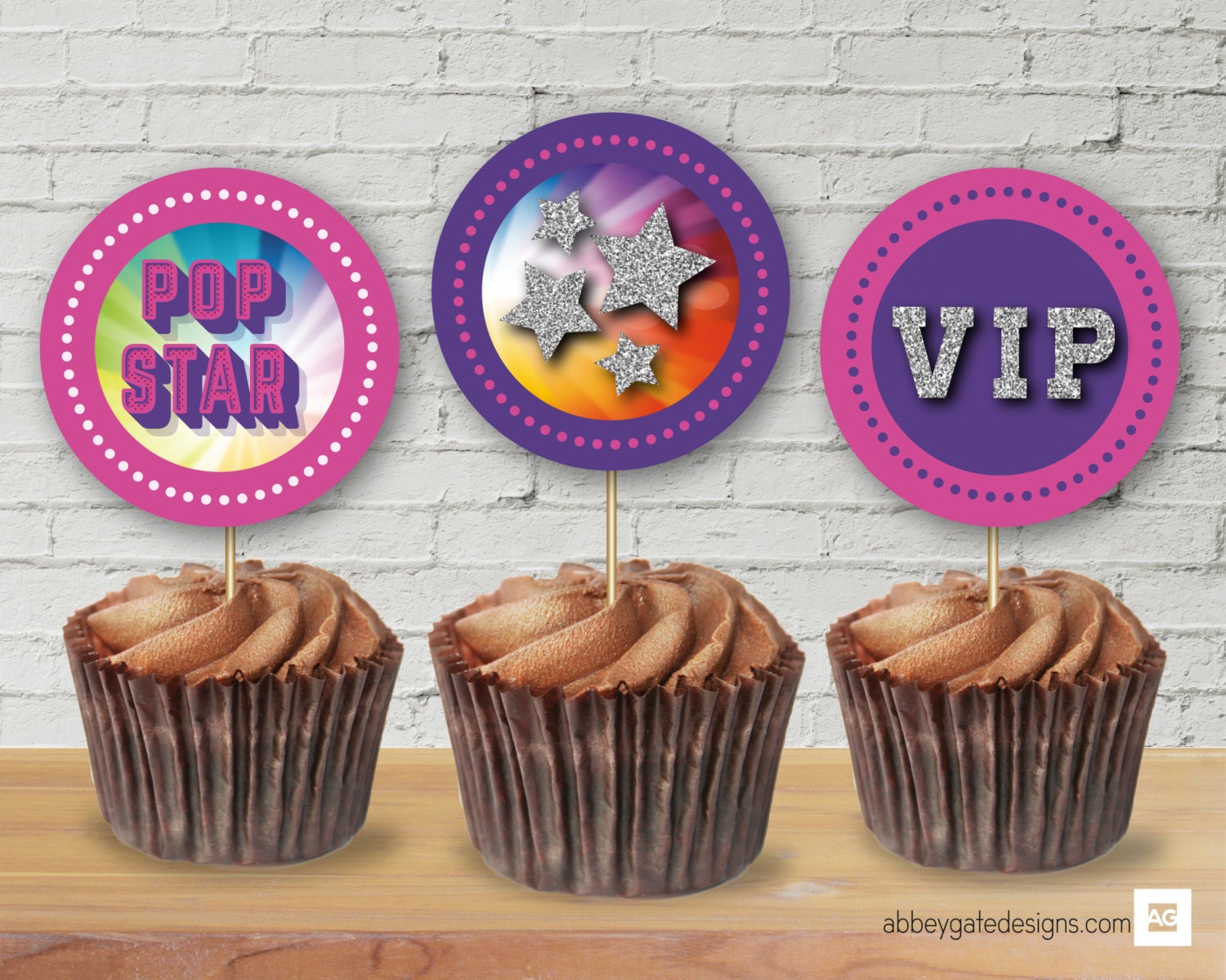 Pop Star Birthday Kit Personalised Pop Party Bundle | Etsy